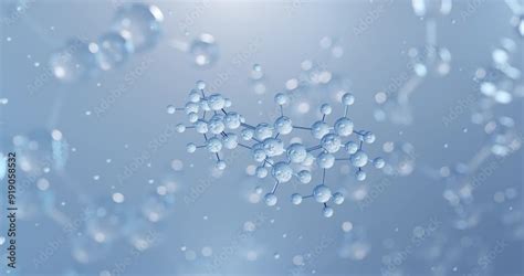 Delta 8 Tetrahydrocannabinol Rotating 3d Model Of Delta 8 Thc