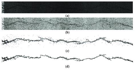 Comparative Experiment Of Transverse Crack Segmentation A Original Download Scientific