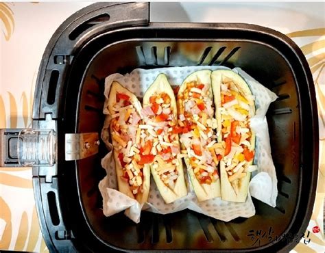 에어프라이어 요리 추천 가지피자 만들기 아이들 간식