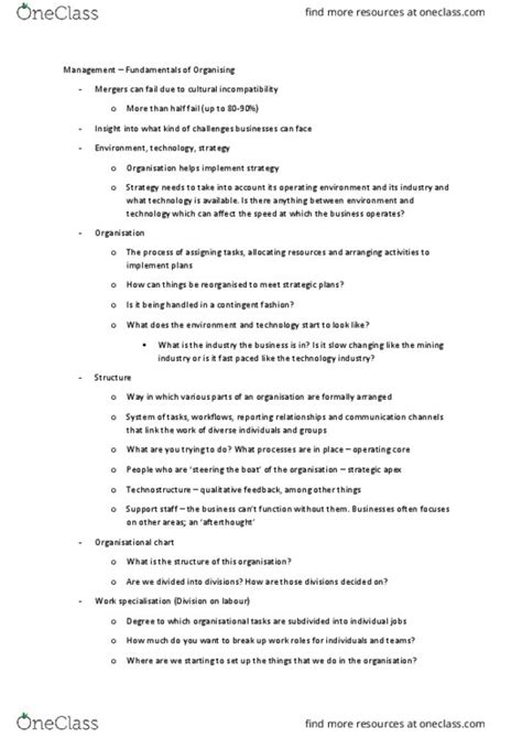 Bsb115 Lecture Notes Fall 2017 Lecture 8 Technostructure Risk