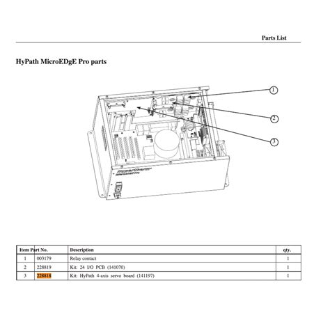 Hypertherm Kit Microedge Pro Pcb Assembly Mode Cnc 4 Axis Servo