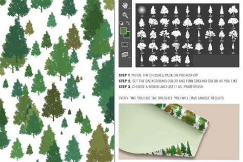 Silhouette Tree PS Brushes Bundle Graphic By Graphicquest Creative Fabrica