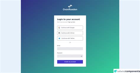 10 Free Sign Up Page Components For Your Tailwind CSS Website