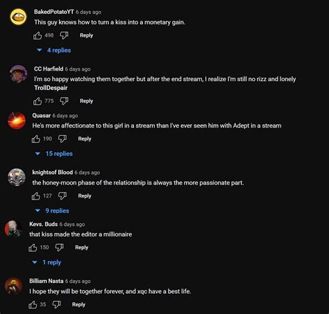 Who Is Xqc Dating Now Assessing His Relationship Status As Streamer Kisses Nyyxxii On Live Stream