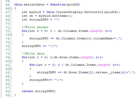 Export Data Into Excel On Webclient Scripts Sql Net Framework Tatsoft