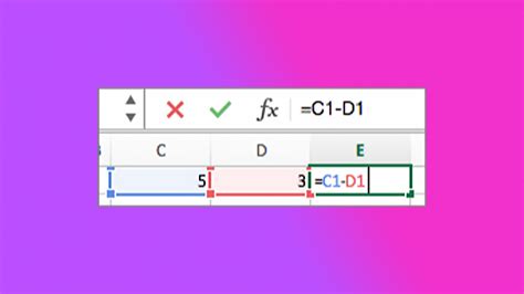 How To Subtract In Excel — Make Microsoft Do The Math For You Laptop Mag