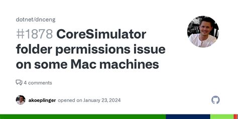 coresimulator folder permissions issue on some mac machines · issue