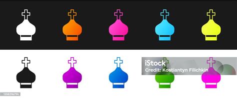 흑백 배경에 고립 된 기독교 교회 타워 아이콘을 설정합니다 교회의 종교 벡터 0명에 대한 스톡 벡터 아트 및 기타 이미지 0명 건축 건축하기 Istock