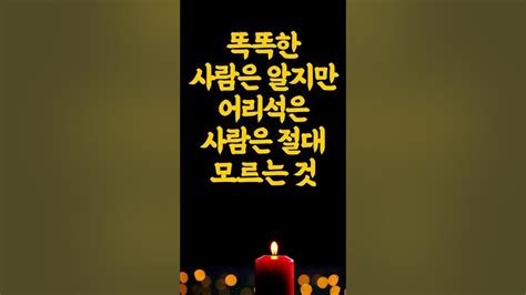 똑똑한 사람은 알지만 어리석은 사람은 절대 모르는 것 5가지 Youtube