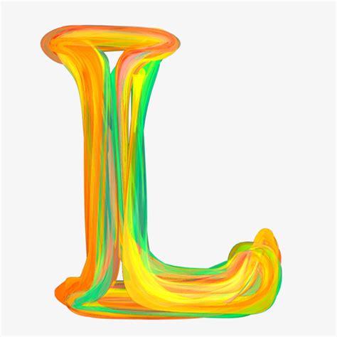 L卡通字母 千图网