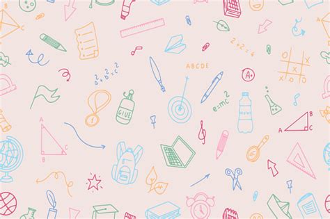 학교 낙서 아이콘의 원활한 패턴입니다 학교 교육 학교 낙서 그리기로 돌아갑니다 벡터 그림 0명에 대한 스톡 벡터 아트 및 기타 이미지 Istock