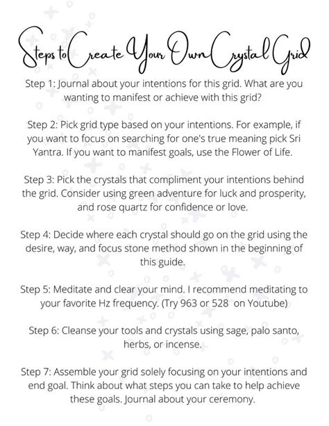 Crystal Grid Guide How To Use A Crystal Grid