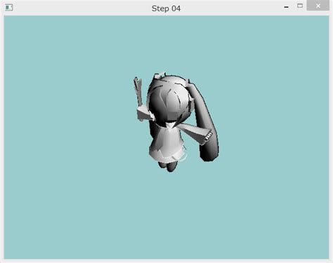 今どきのopenglとc言語で初音ミクを表示する その4 陰影付けとテクスチャマッピング opengl qiita
