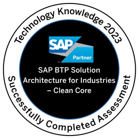 Technology Knowledge 2023 SAP BTP Solution Architecture For