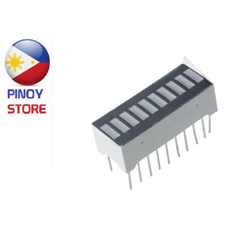 10 Segment Led Bar Graph Red Display Module Good For Arduino Breadboard