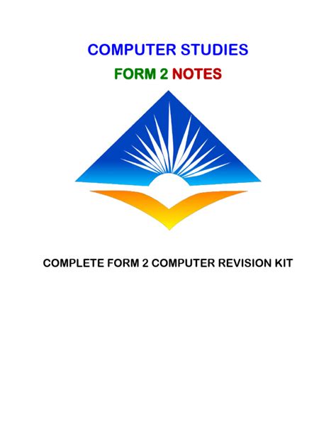 computer form 2 notes pdf
