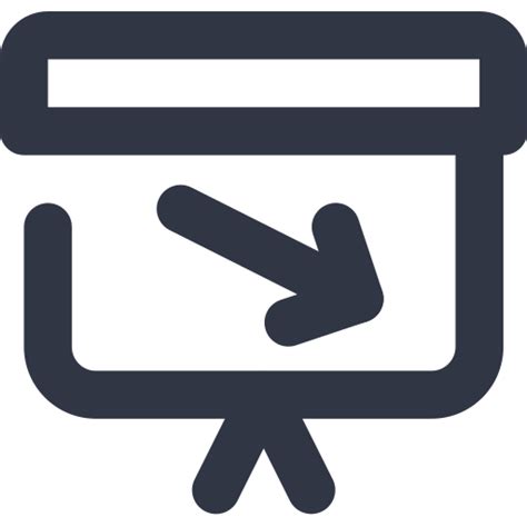 Screen Presentation E Vector Icons Free Download In Svg Png Format