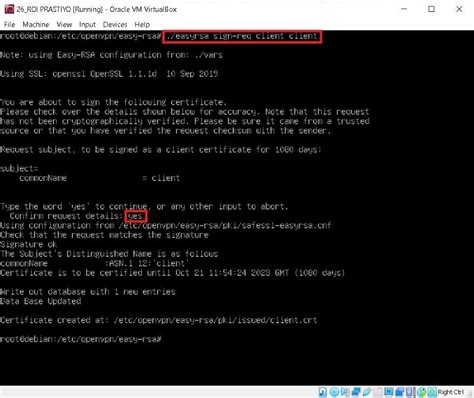 KONFIGURASI VPN SERVER OpenVPN DEBIAN