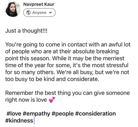 Dr Navpreet Kaur Posted On Linkedin