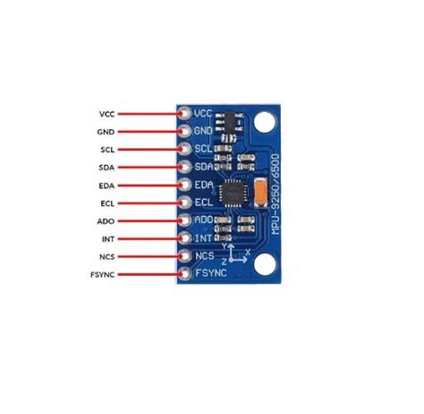 Mpu 9250 9 Axis Attitude Gyro Accelero And Magnetometer Sensor Module