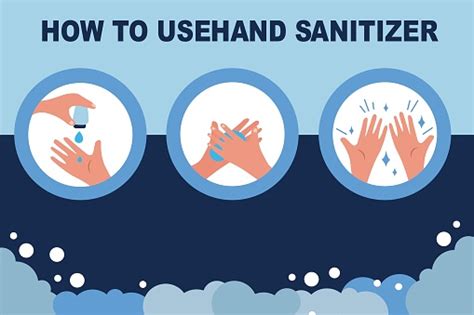 손 소독제를 사용하는 방법 개념에 대한 스톡 벡터 아트 및 기타 이미지 개념 개념과 주제 겨울 Istock