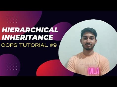 Hierarchical Inheritance Oops Tutorial 9 Python YouTube