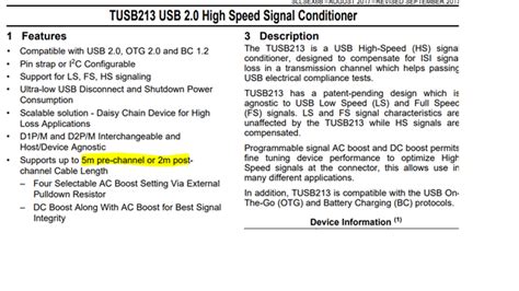 Tusb213 Spec Check Interface Forum Interface Ti E2e Support Forums