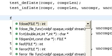 Autocomplete Eclipse C Code Autocompletion Completion Stack Overflow