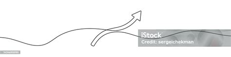 위쪽 화살표의 연속 선 그리기 위쪽 화살표 선형 아이콘입니다 화살표 연속 선 아이콘 성장 개념에 대한 스톡 벡터 아트 및 기타 이미지 성장 개념 라인아트 화살표