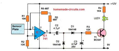 16 Easy IC 741 Op Circuits Explained Homemade Circuit Projects