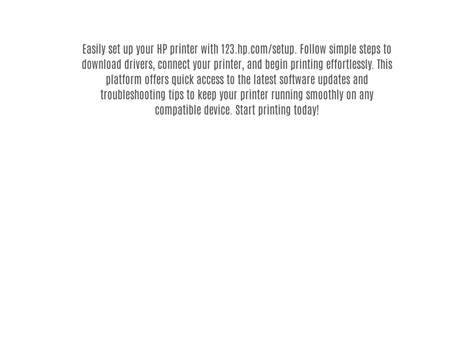 Ppt Easily Set Up Your Hp Printer Powerpoint Presentation Free Download Id