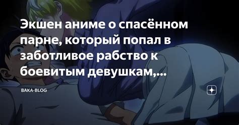 Экшен аниме о спасённом парне который попал в заботливое рабство к боевитым девушкам