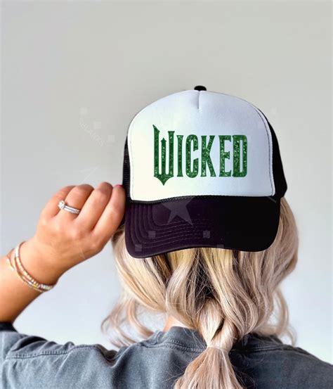 Wicked Trucker Hat Trucker Hat Funny Trucker Hat Custom Trucker Hat