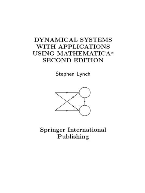 dynamical systems with applications using mathematica second edition