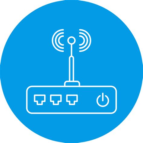 Wifi Router Generic Circular Icon