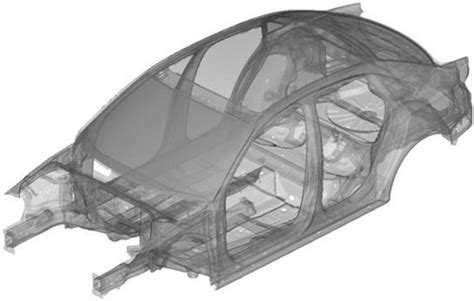 Finite Element Model Of The Car Structure Download Scientific Diagram