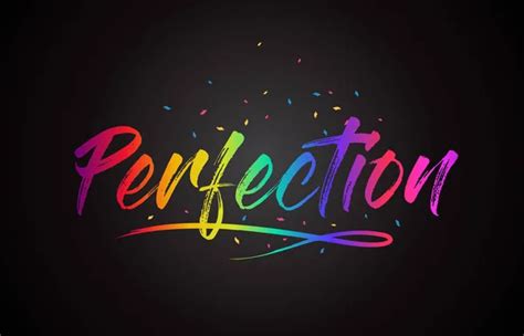 Detox Word Text Handwritten Rainbow Vibrant Colors Confetti Vector Illustration Stock Vector By