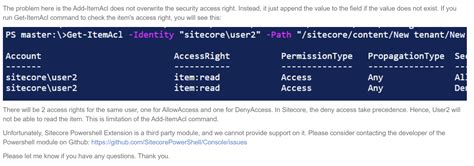 powershell script access issue in sitecore sxa · issue 1304