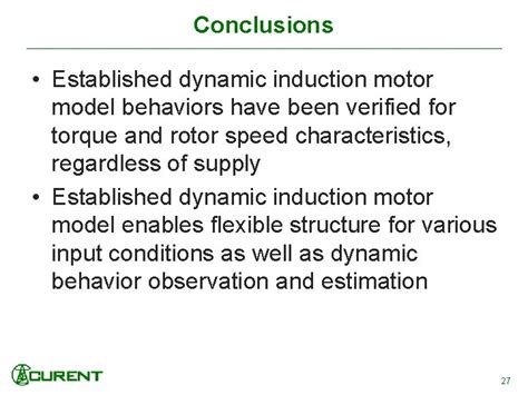 Three Phase Induction Motor Dynamic Modeling And Behavior