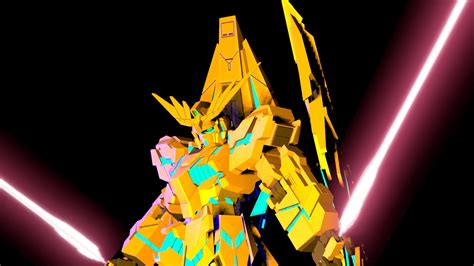 Wallpaper Unicorn Gundam Gundam Unicorn Phenex Sayap Sumber
