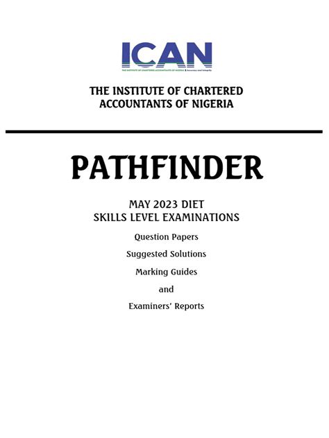 May 2023 Pathfinder Skills Level Pdf Depreciation Equity Finance