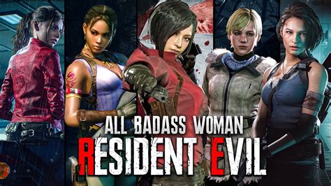 All Badass Woman In Resident Evil Series Resident Evil Remake Youtube