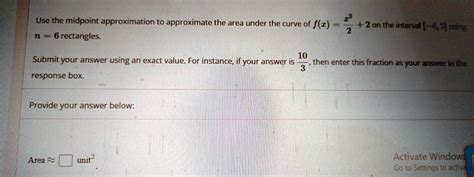 solved please do it urgently it is needed use the midpoint approximation to approximate the