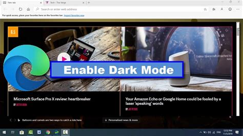 How To Force Dark Mode On WebPages In Microsoft Edge Chromium Windows