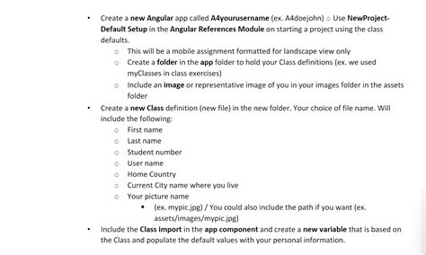 Solved Create A New Angular App Called A Yourusername Ex Chegg