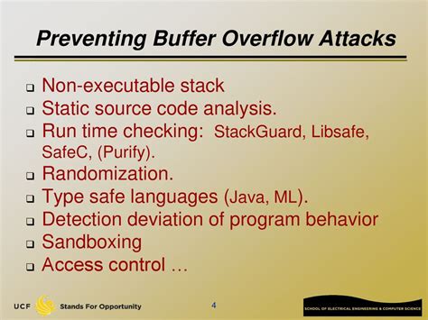 Cap Malware And Software Vulnerability Analysis Buffer Overflow Ii Defense Techniques