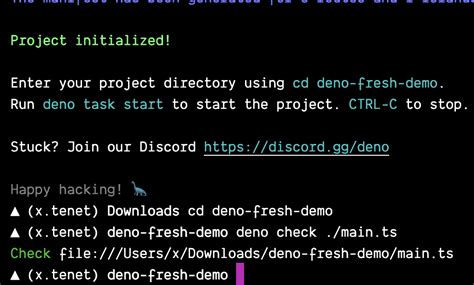 Deno 1311 Deno Check Maints Failed · Issue 1052 · Denolandfresh