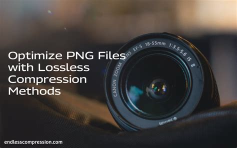 Optimize Png Files With Lossless Compression Methods