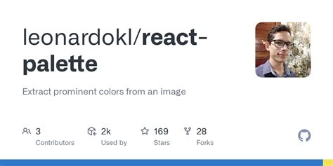 Github Leonardoklreact Palette Extract Prominent Colors From An Image