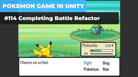 Make A Game Like Pokemon In Unity 114 Refactor Evolution